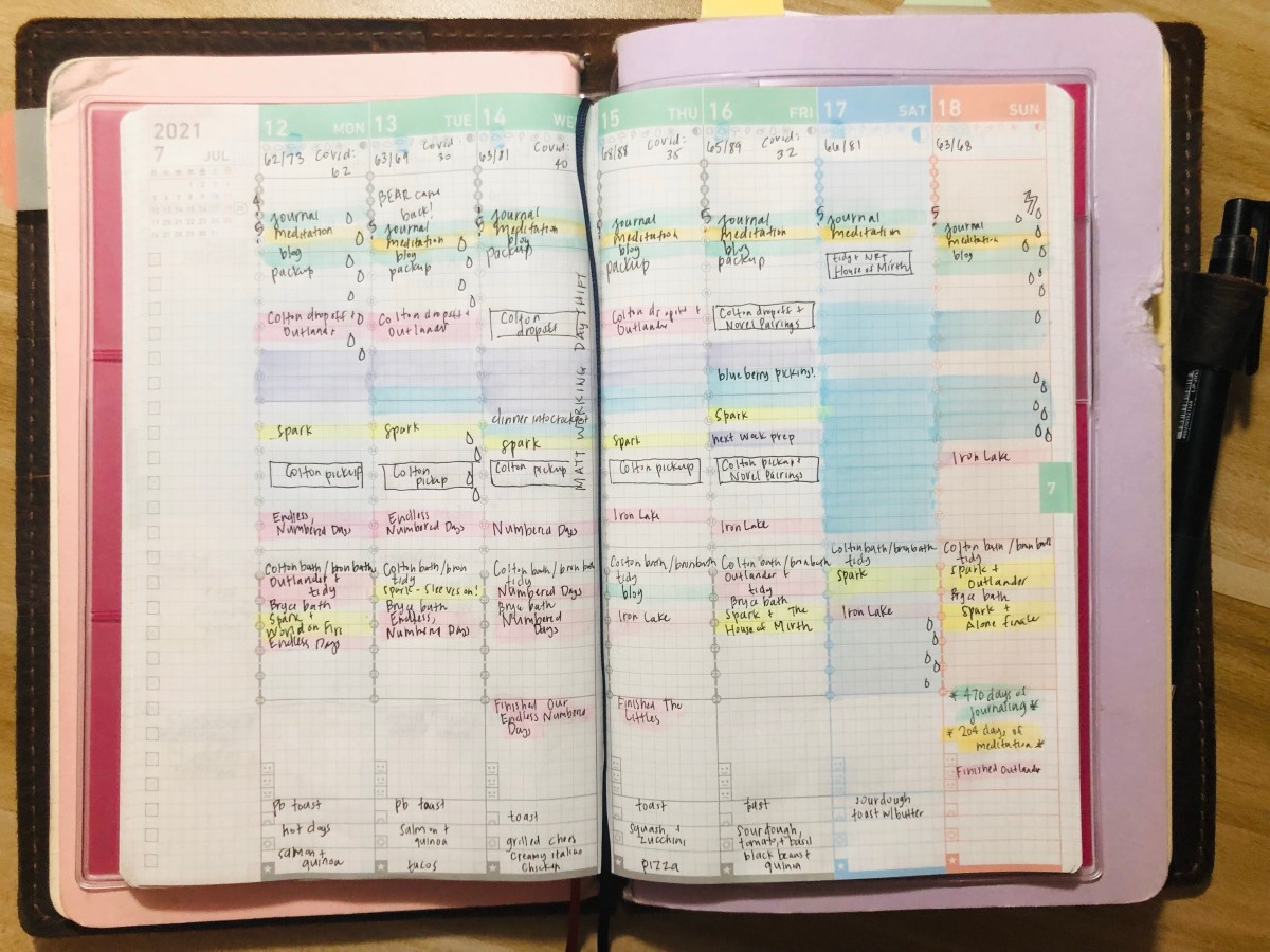 Jibun Techo | Week 28 in 2021 – The Cozy Burrow